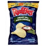 Ruffles Creamy Dill Potato Chips - Walmart.ca