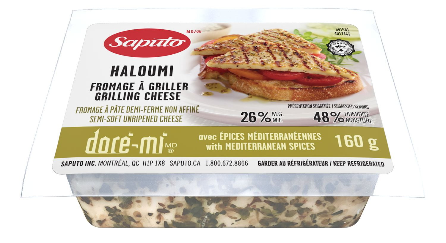 Click here for Saputo Doré-Mi Haloumi With Mediterranean Spices C... prices