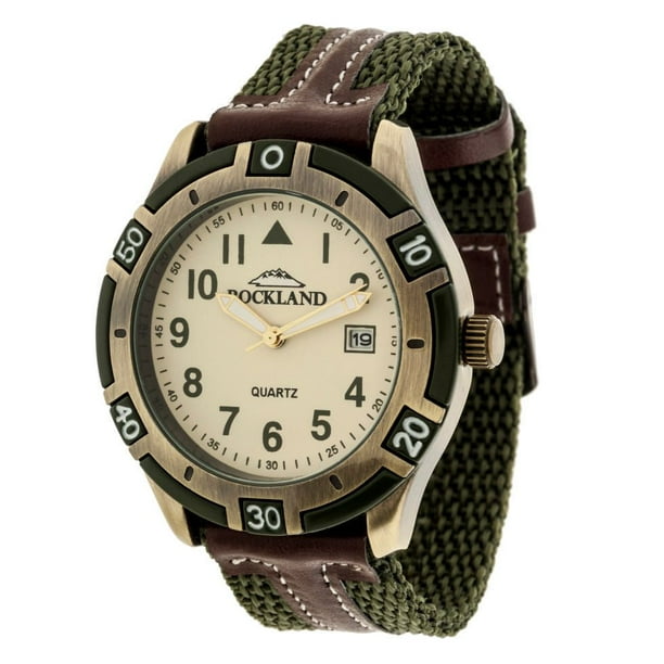 Rockland Men's Green Strap Analog Watch - Walmart.ca