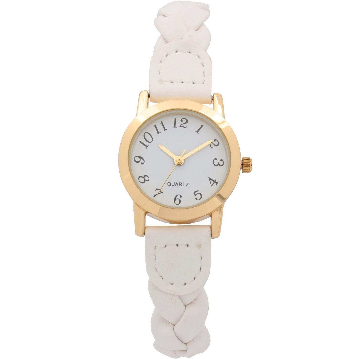 Click here for George Ladies White Braided Strap Watch One Size prices