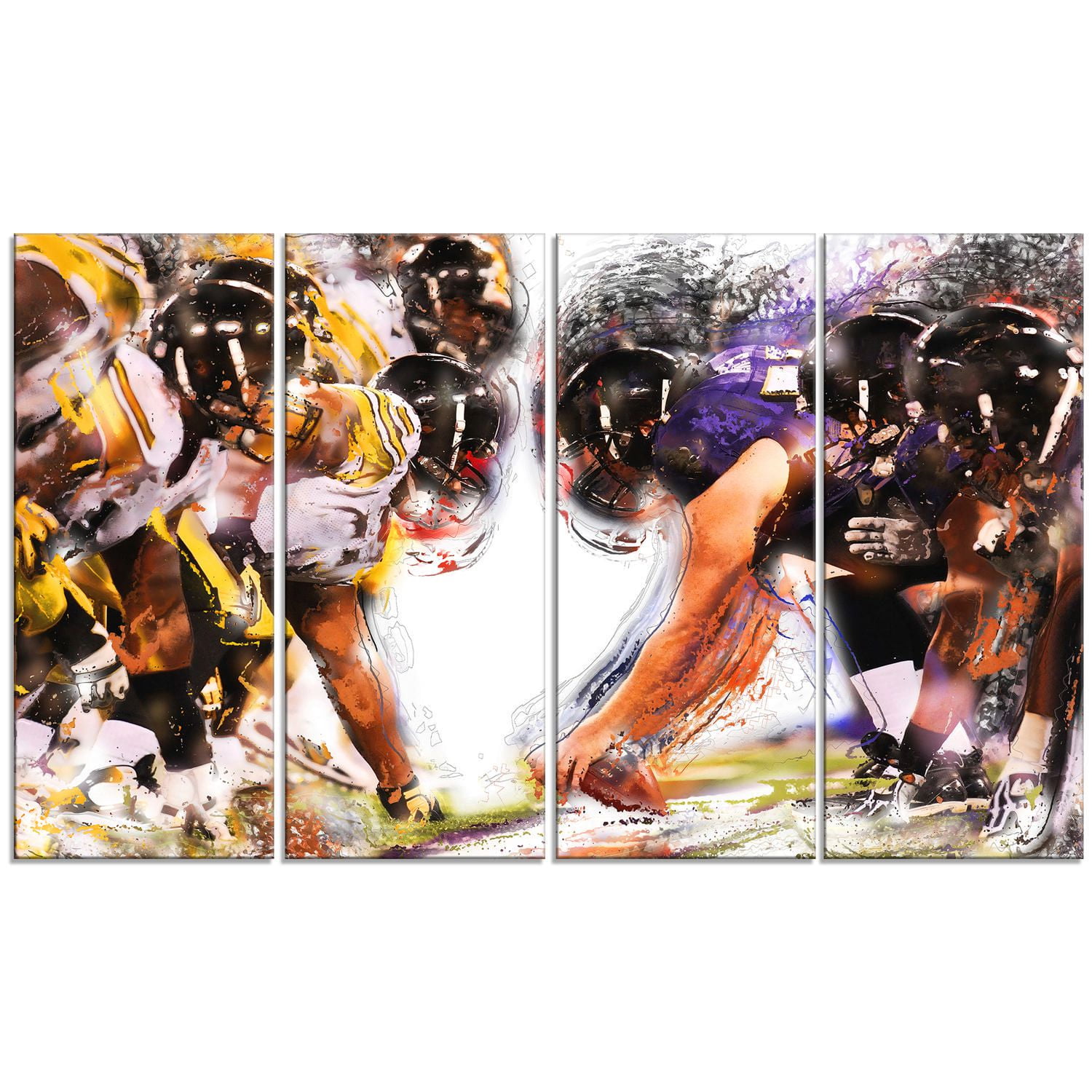 Design Art Football Hut Canvas Wall Art | Walmart Canada