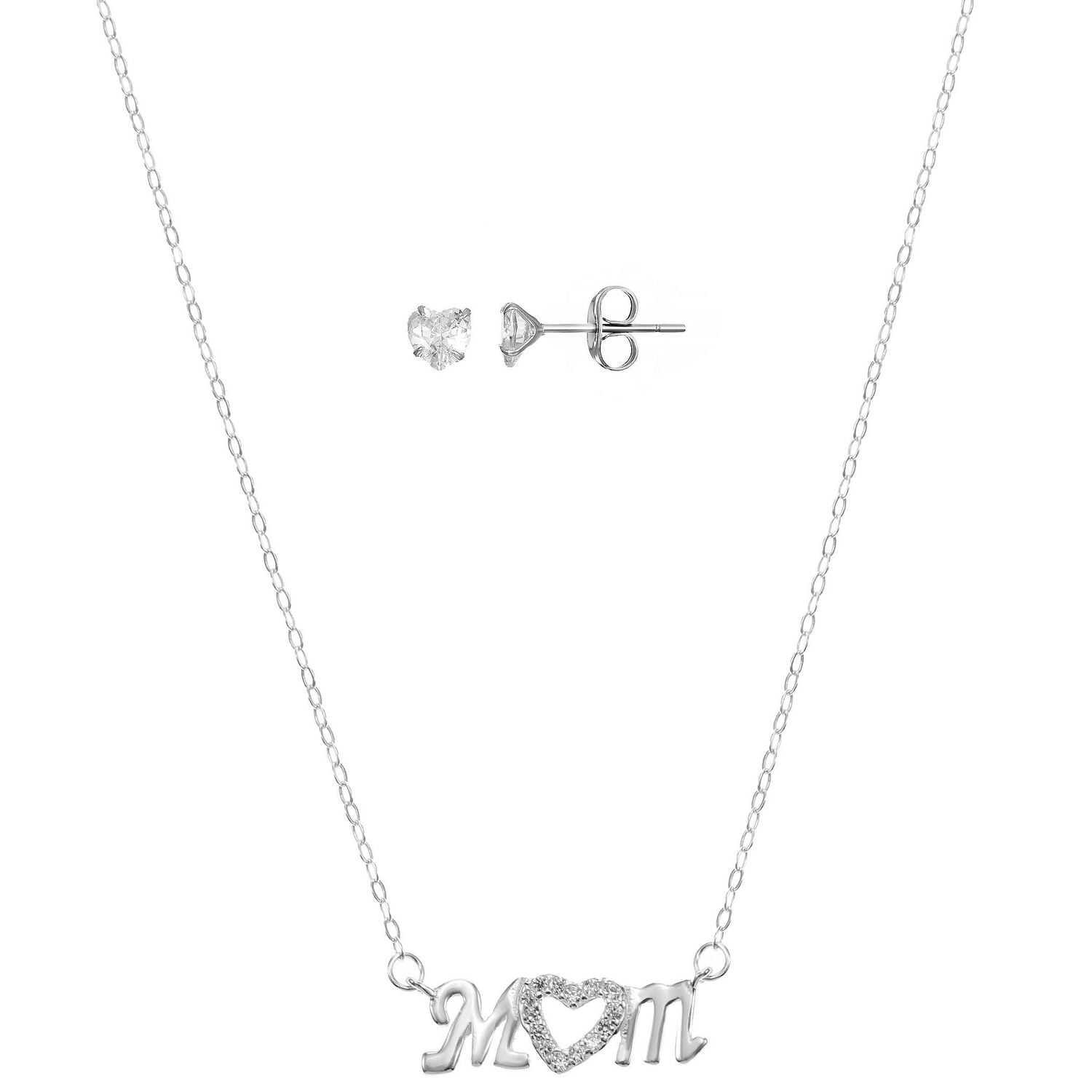 Click here for Luxury Designs Mom Necklace And Cubic Zirconia Stu... prices