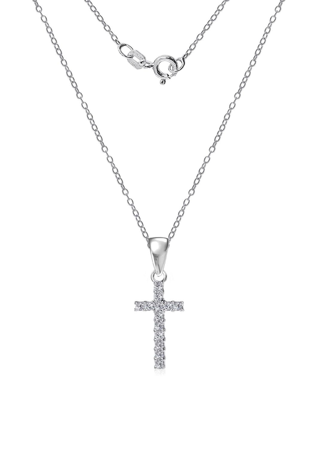 Click here for Luxury Designs Cubic Zirconia Cross Pendant With C... prices