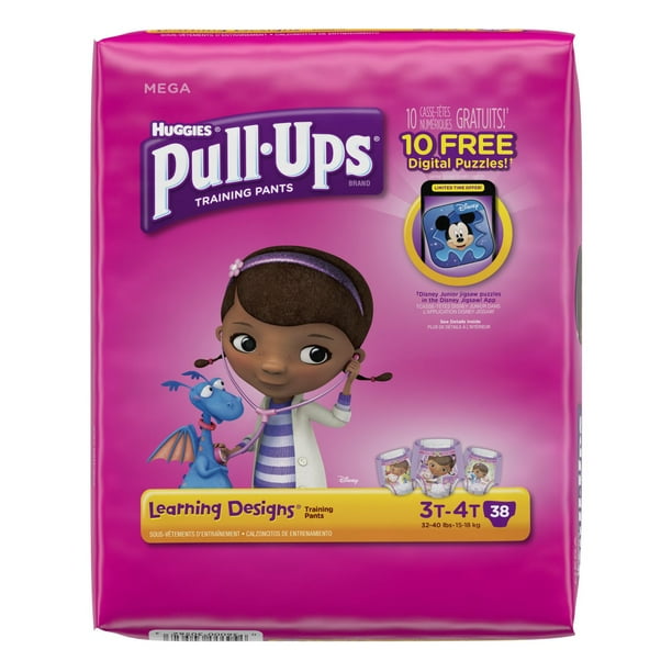 Pull-Ups® Kids Training Pants with Learning Designs®, Mega Pack ...