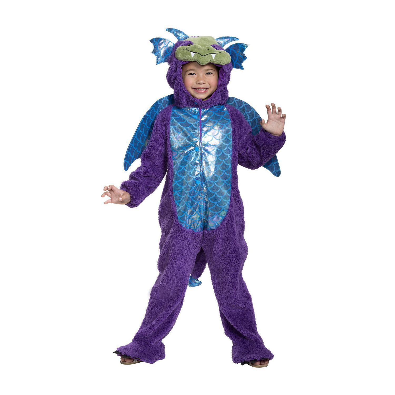 Toddlers' Purple Dragon Costume 3T-4T. Walmart Exclusive. | Walmart Canada