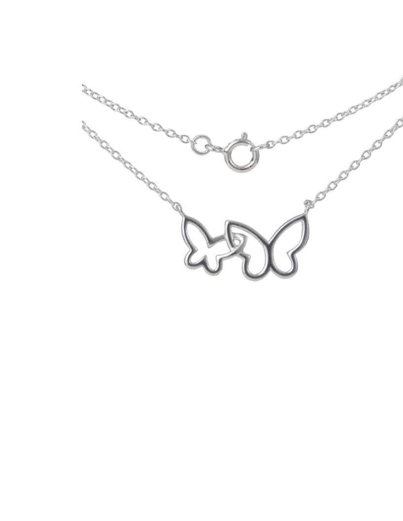 Click here for Luxury Designs Dainty Interlocking Butterflies Nec... prices
