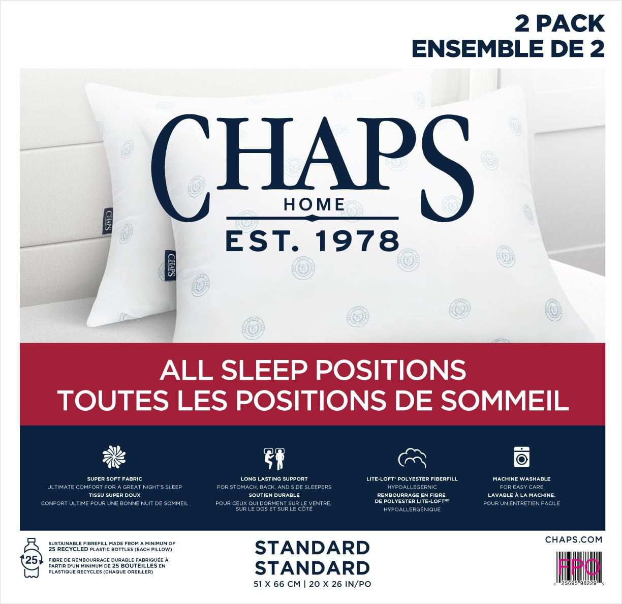 Chaps All Over Print Pillow, 20x26" - Walmart.ca