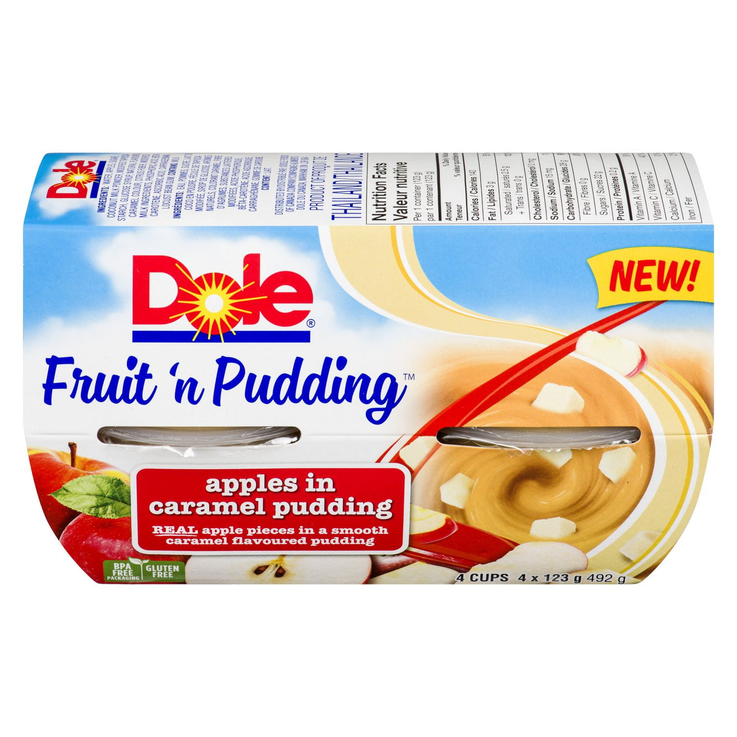 Dole Fruit'n Pudding Apples in Caramel Pudding | Walmart Canada