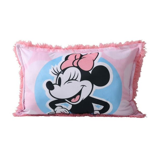 Disney Minnie Mouse Kids Jumbo Funky Fur Pillow, 20” x 30” - Walmart.ca