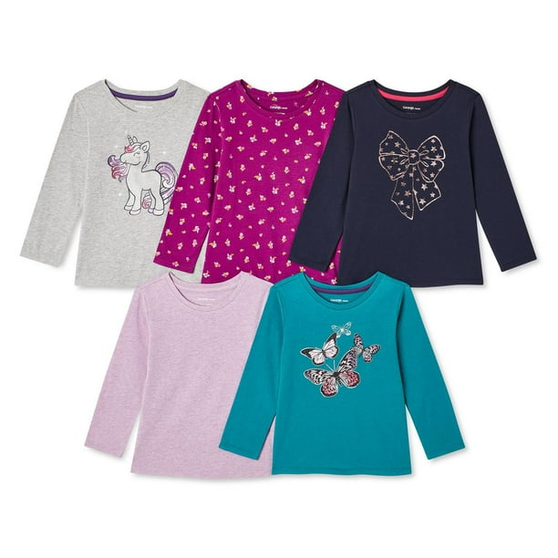 George Toddler Girls' Tee 5-Pack - Walmart.ca