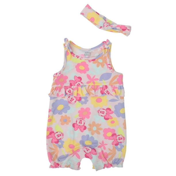 Disney Minnie Mouse 2pc Romper and Headband Set - Walmart.ca