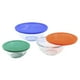 PYREX Smart Essentials 6-Piece Mixing Bowl Set with Multicolour Lids ...