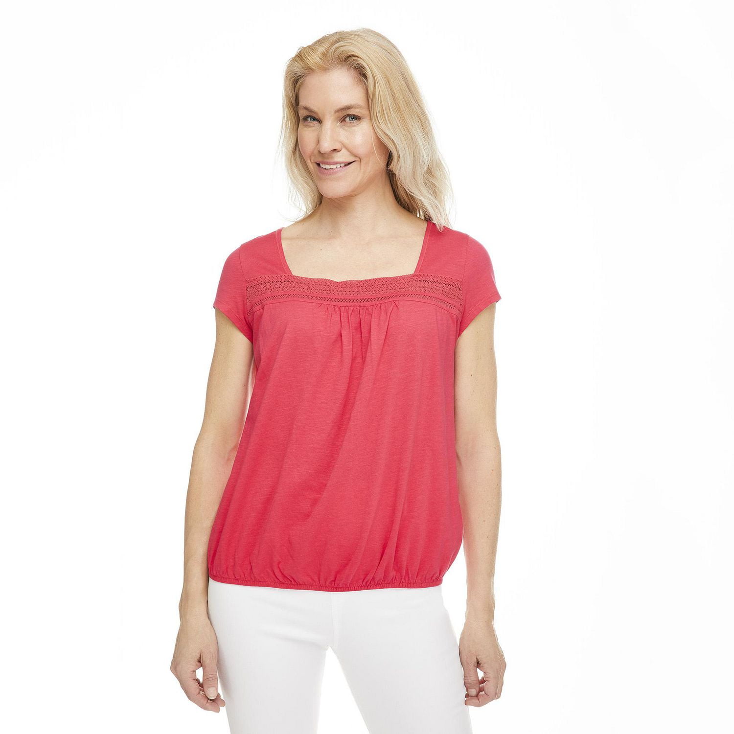 Penman's Women's Cap Sleeve Banded Bottom Top - Walmart.ca