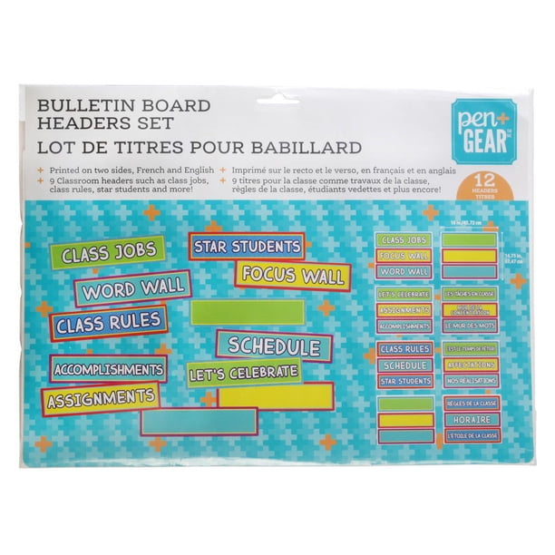 Pen + Gear Bulletin Board Headers, BBS Headers - Walmart.ca