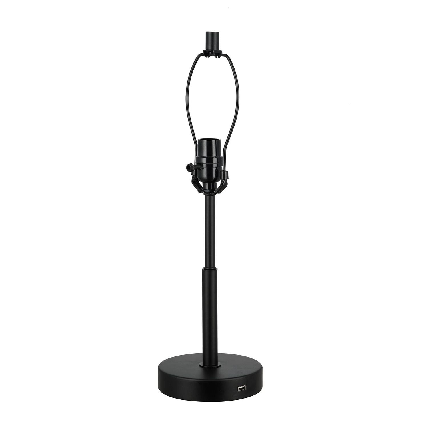 hometrends 20"H Black with USB Charging Port Lamp Base | Walmart Canada