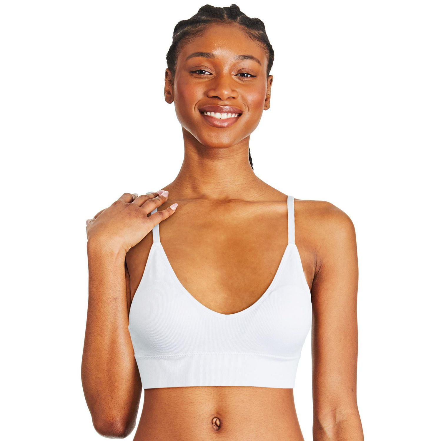 Click here for George Womens Ribbed V-Neckline Bralette S prices