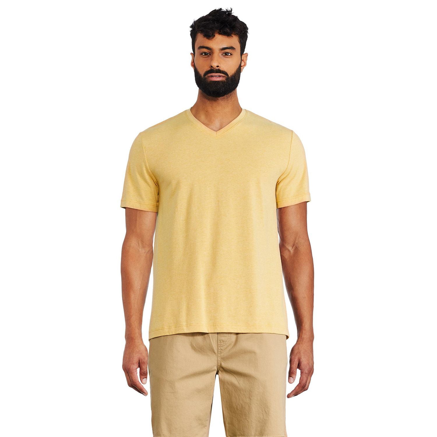 Click here for George Mens Stretch V-Neckline Tee L prices