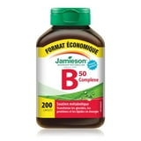 Jamieson Vitamin B50 Complex, Blend of 8 Essential B Vitamins, with ...