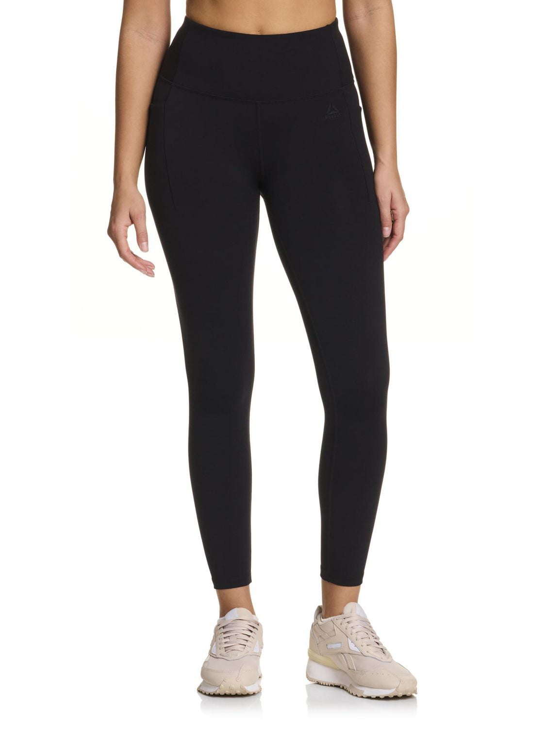 Reebok Women’s ‘Reflex’ High-Rise 25” Inseam 7/8 Leggings with Pockets ...