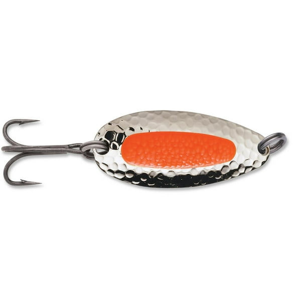 Blue Fox Pixee Spoon 1/4 oz., Nickel Plated/Flo. Orange Insert - Walmart.ca