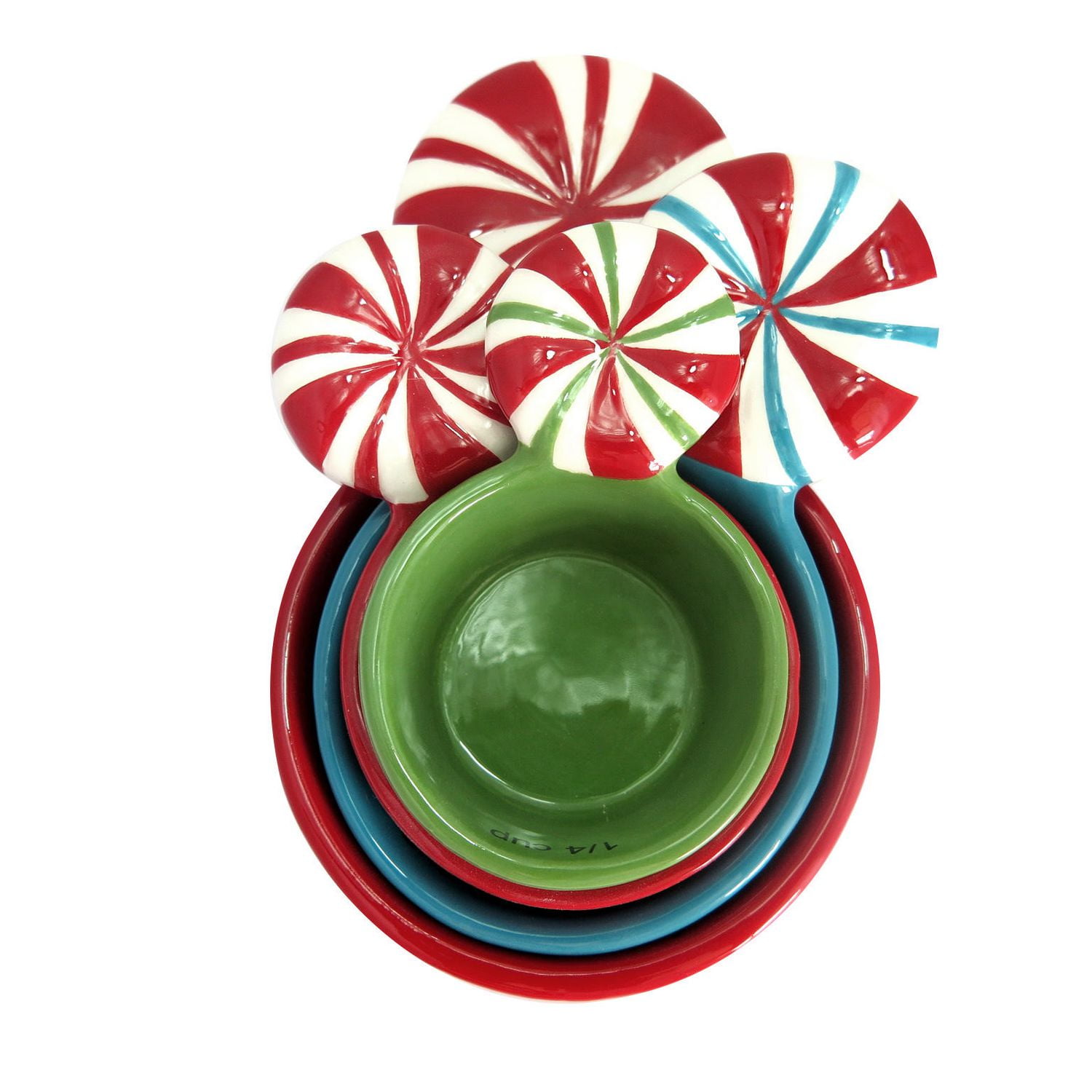 Holiday time Candy Cane Measuring Cup Set | Walmart Canada