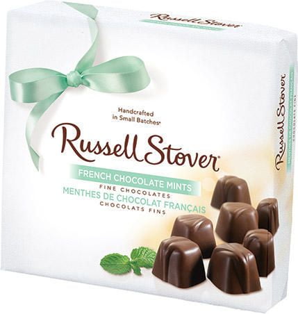 Russell Stover Candies Russell Stover Chocolate French Mints Square Box ...