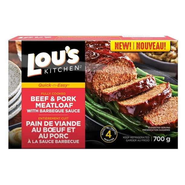 Lou's Kitchen Beef & Pork Meatloaf - Walmart.ca
