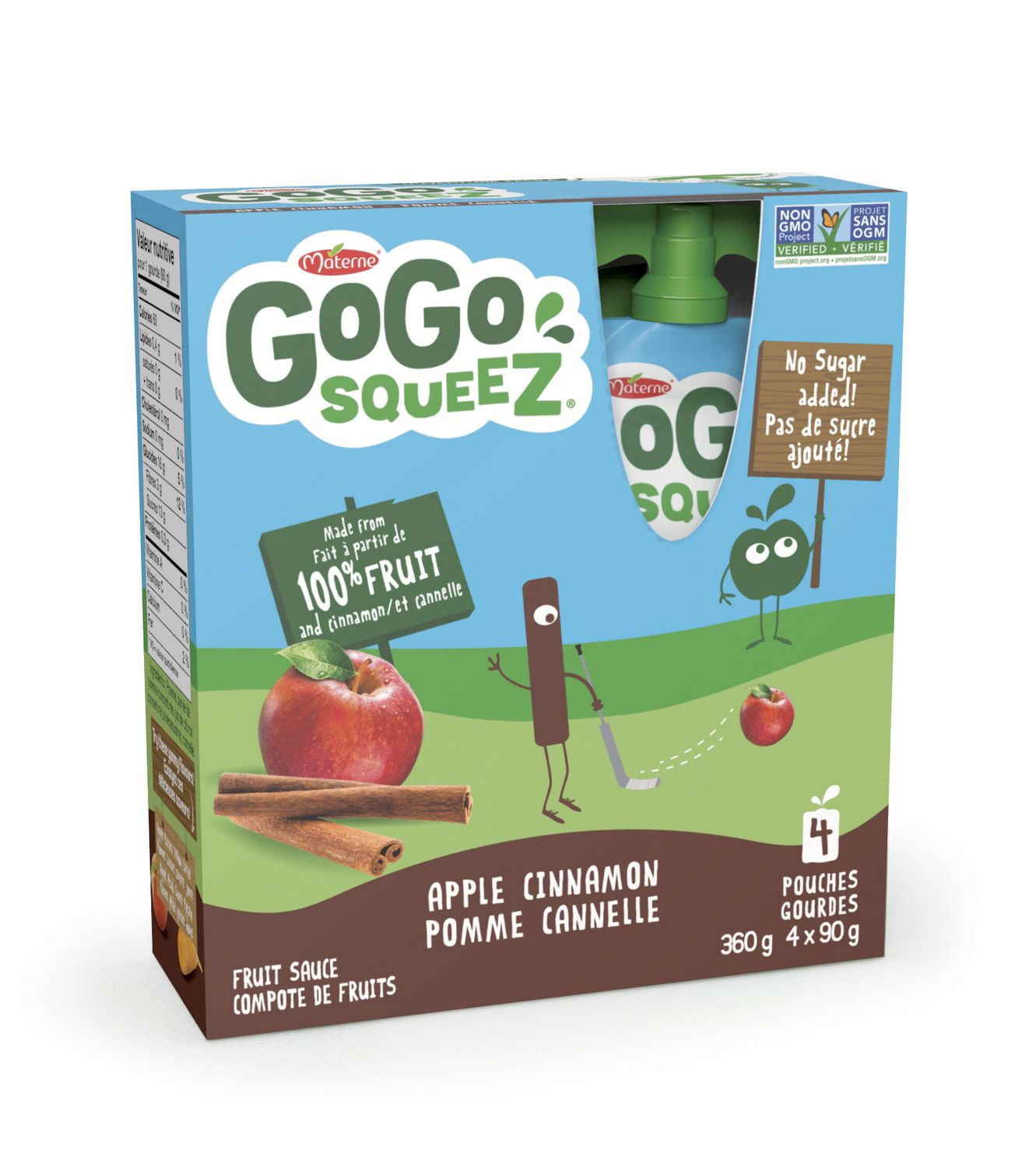 GoGo Squeez Apple Cinnamon Fruitsauce Pouch | Walmart Canada