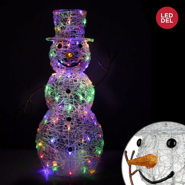 Light-up acrylic snowman - Walmart.ca
