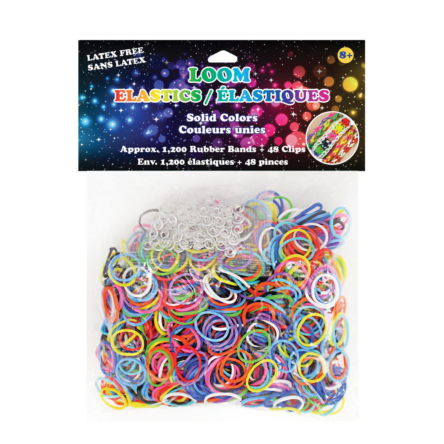 Wonder Loom Loom Elastics - Solid Colors | Walmart Canada