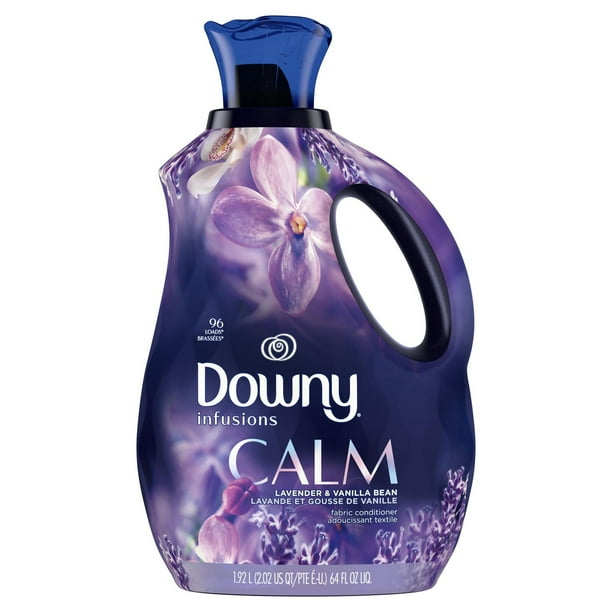 Downy Infusions Laundry Fabric Softener Liquid, CALM, Soothing Lavender ...