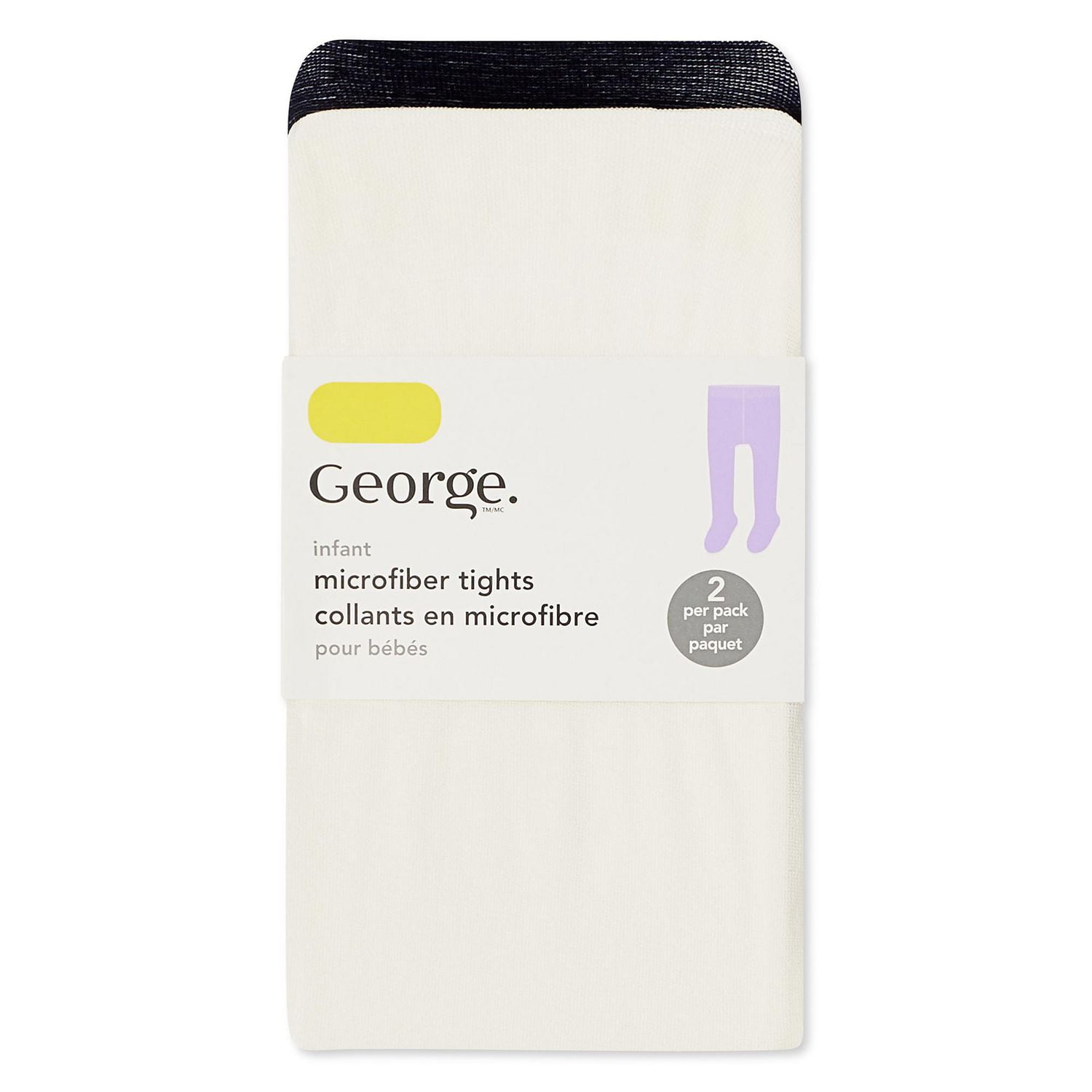 Click here for George Baby Girls Cotton Blend Tights 2-Pack 12-24... prices