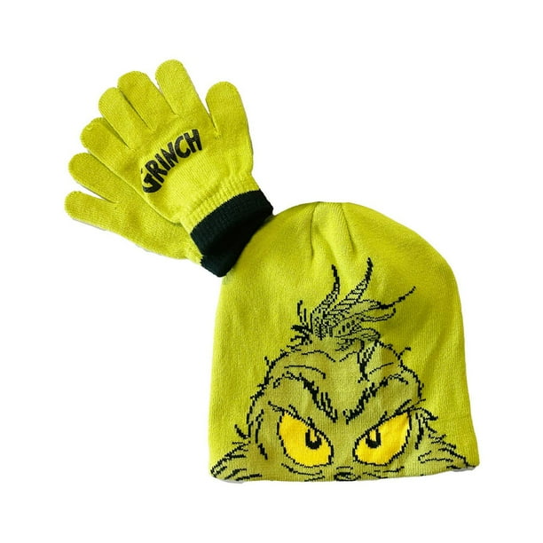 Boys Dr.Seuss The Grinch 2 Piece Peeking Cold Weather Set - Walmart.ca
