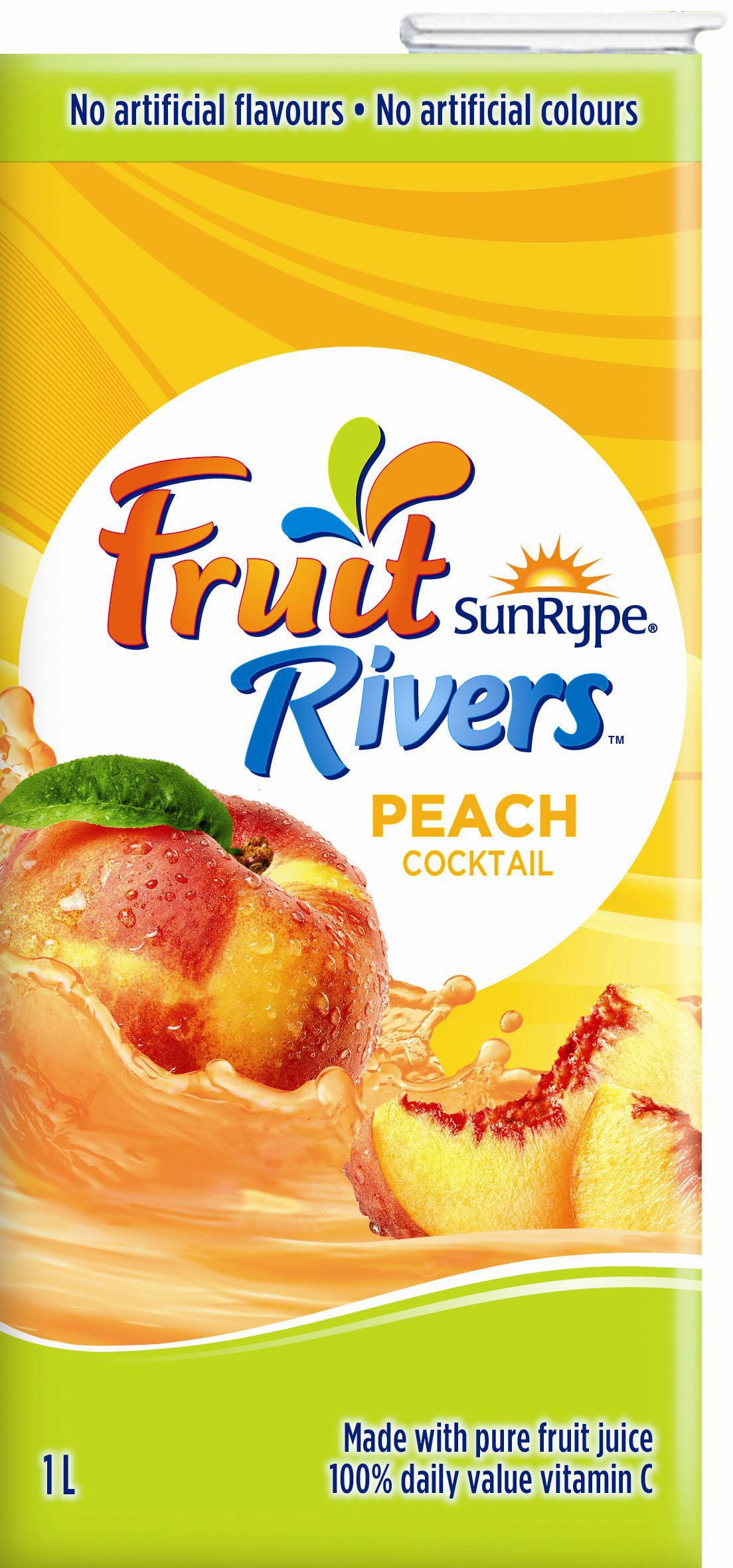 SunRype Fruit Rivers Peach Cocktail 1L | Walmart Canada