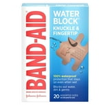 BAND-AID® Brand Water Block® Knuckle & Fingertip Adhesive Bandages, 100 ...