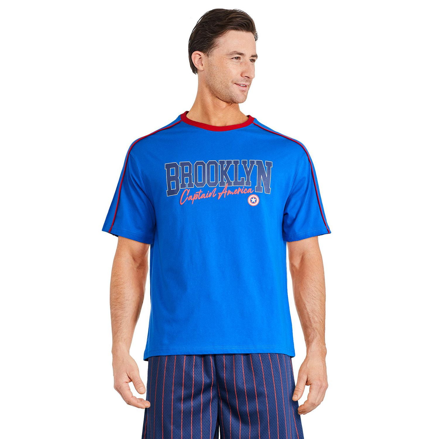 Click here for Marvel Mens Captain America Ringer Tee Xl prices