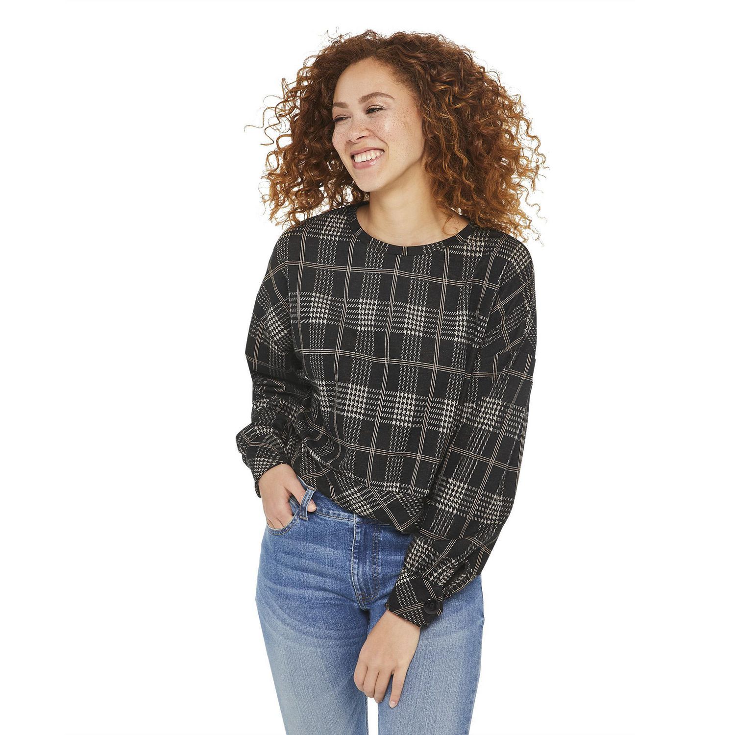 George Women's Cropped Box-Cut Top | Walmart Canada