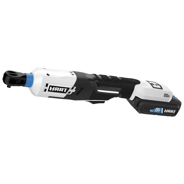 HART 20V 1/4” Ratchets Kit (1) 1.5Ah Lithium-ion Battery Impact ...