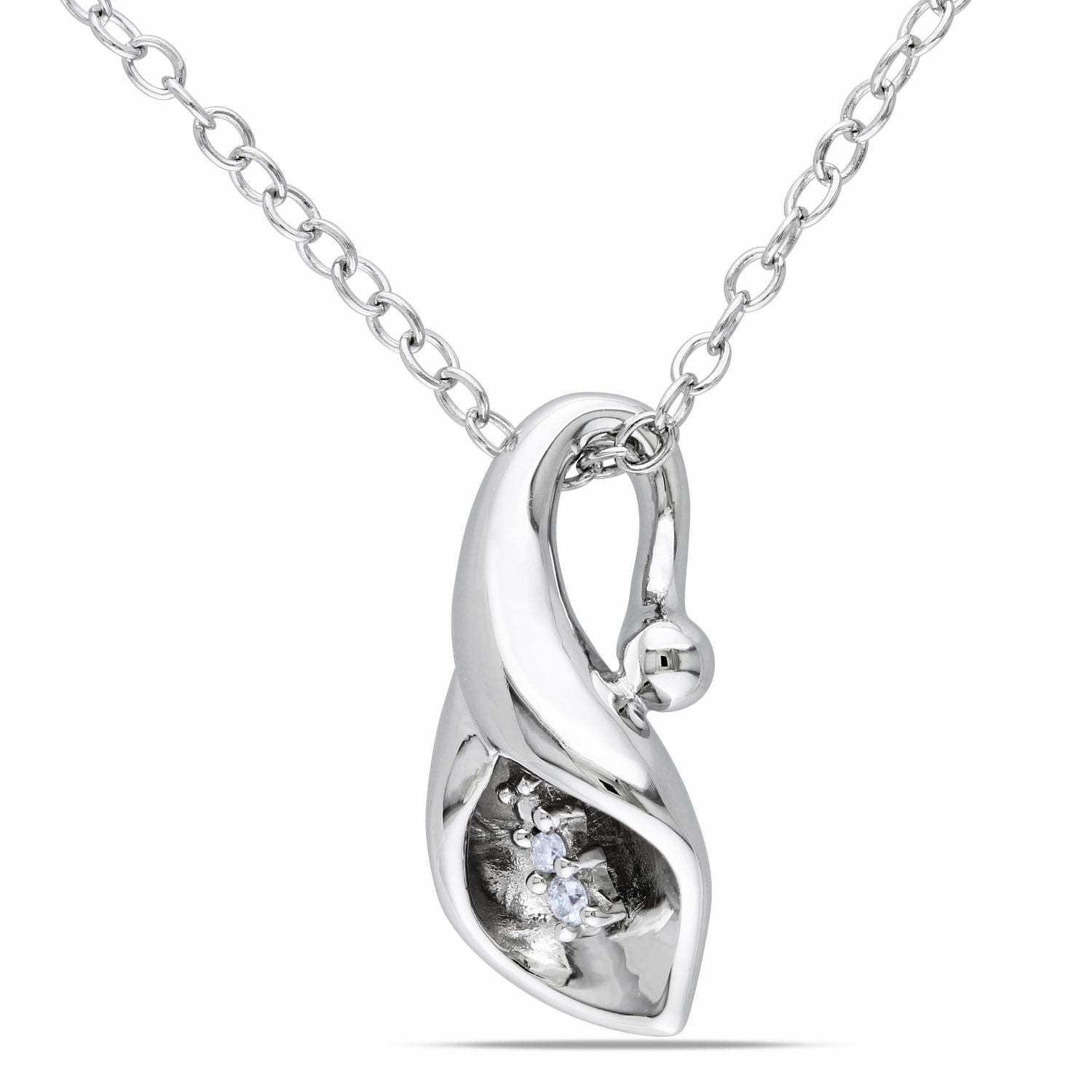 Click here for Miabella 0.01 Carat T. W. Diamond Sterling Silver... prices