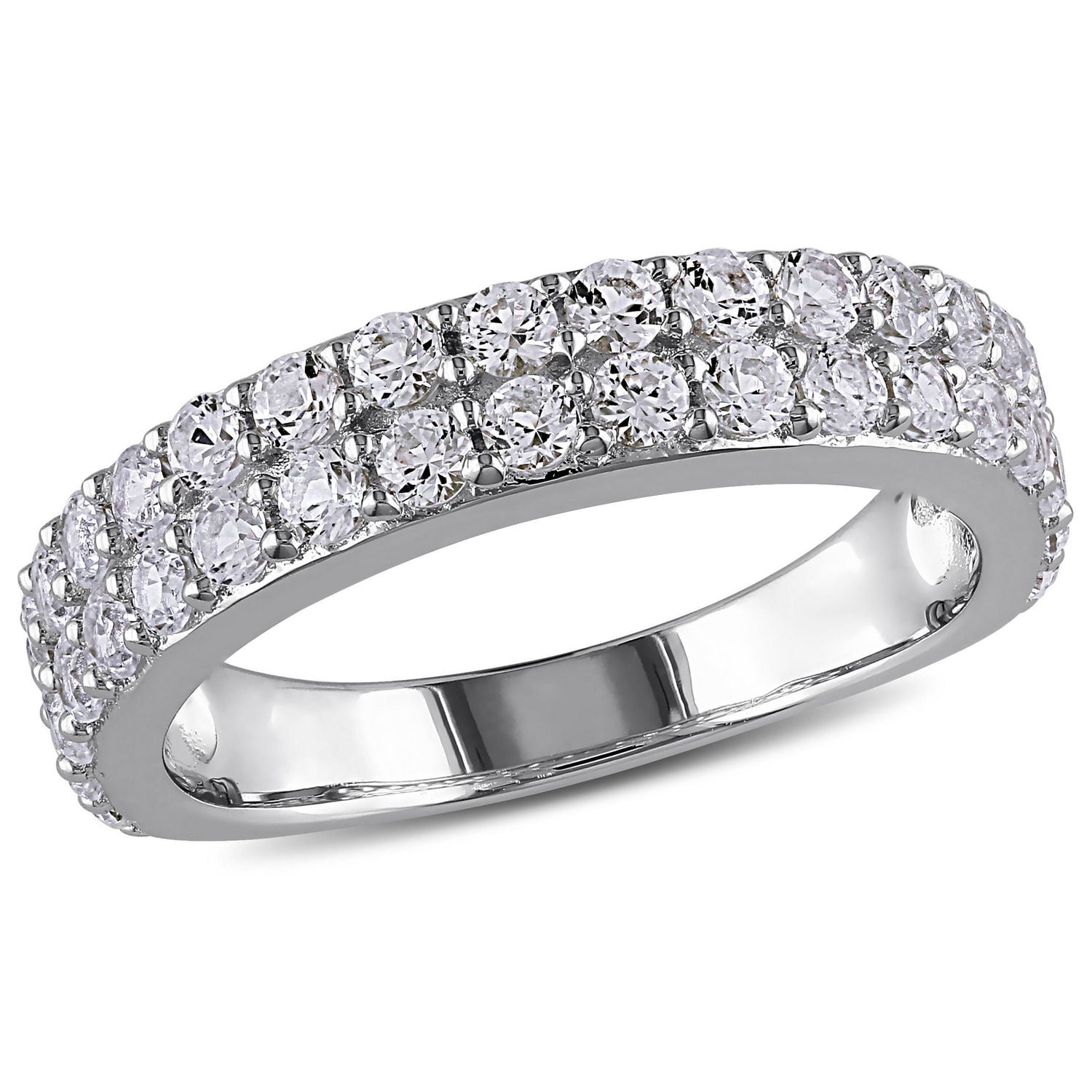 Click here for Miabella 1.50 Carat T. G.W. Created White Sapphire... prices