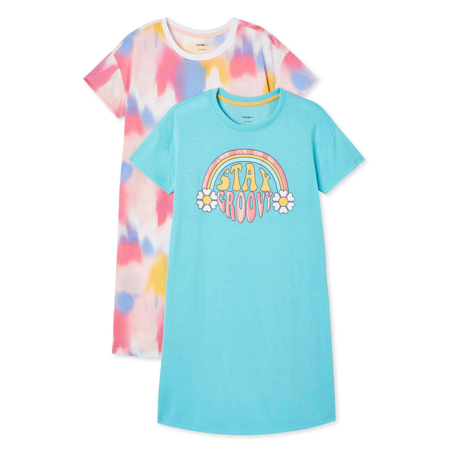 Click here for George Girls Nightshirt 2-Pack M prices