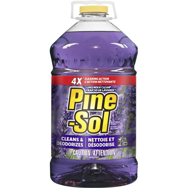 Pine-Sol Multi-Surface Cleaner, Lavender Clean, 4.25 L, Destroys the ...