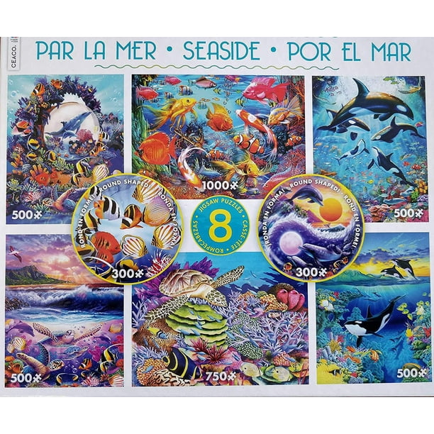 Ceaco - Seaside 8-in-1 Puzzle Set - Walmart.ca