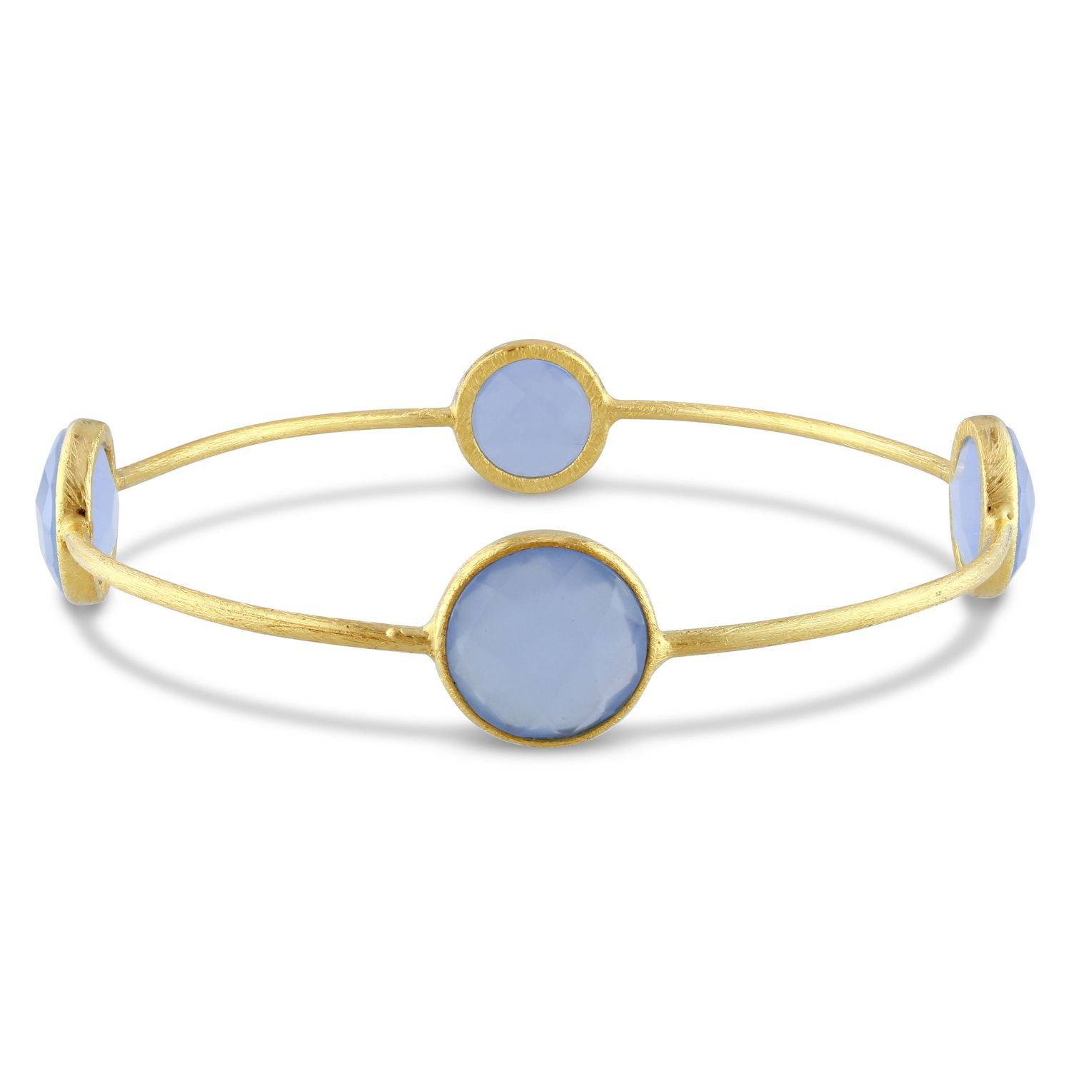 Click here for Tangelo 24 Carat T. G.W. Synthetic Blue Onyx Brass... prices