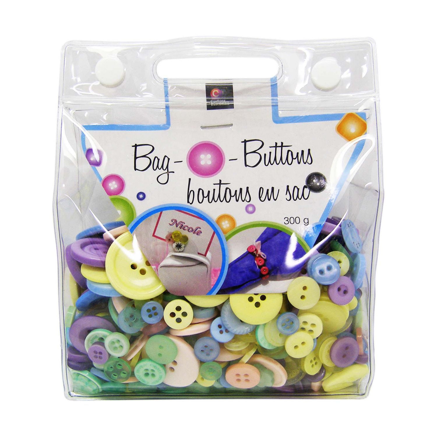 Crafting Essentials Bag O' Buttons Pastels Buttons | Walmart Canada