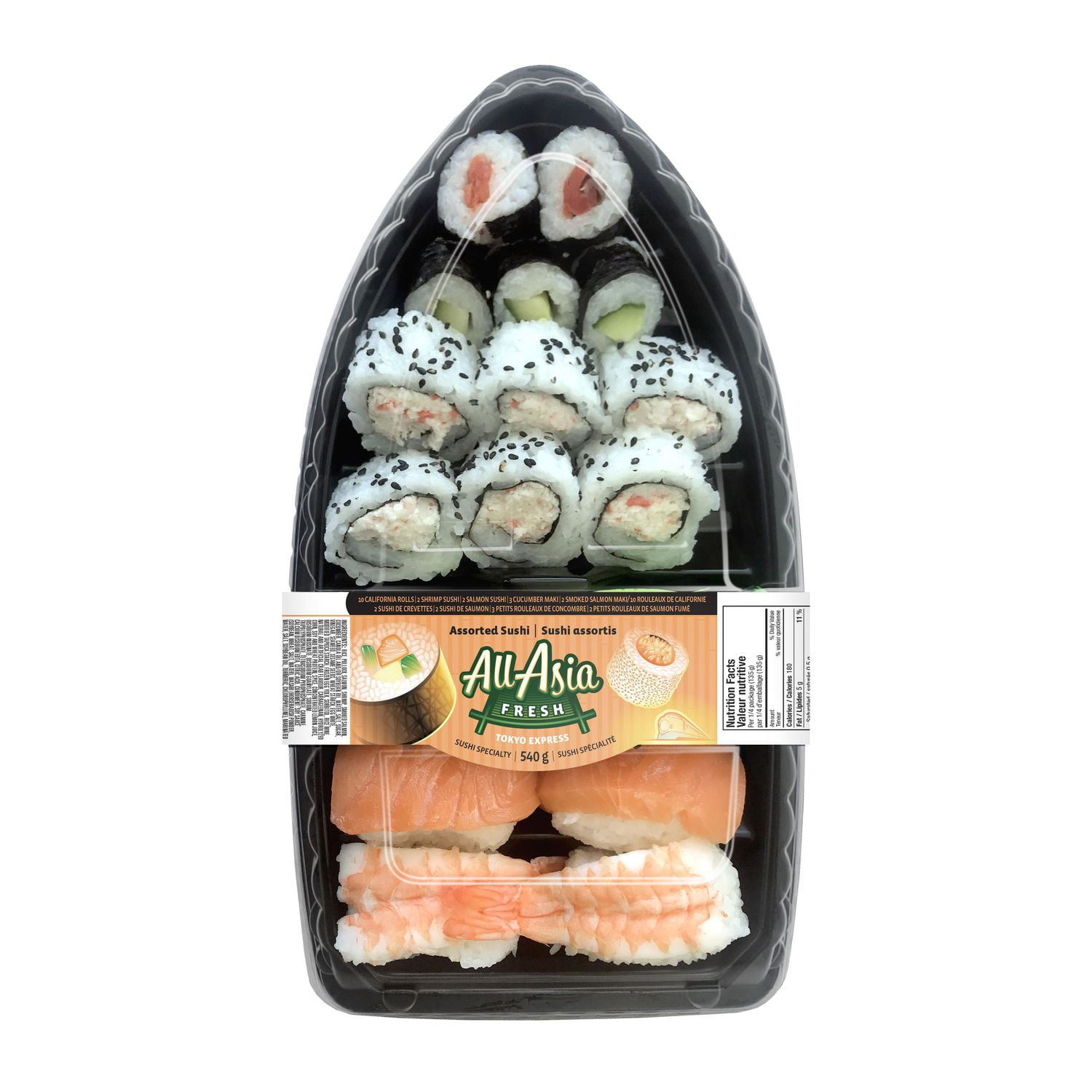 All Asia Fresh Assorted Sushi Boat | Walmart Canada