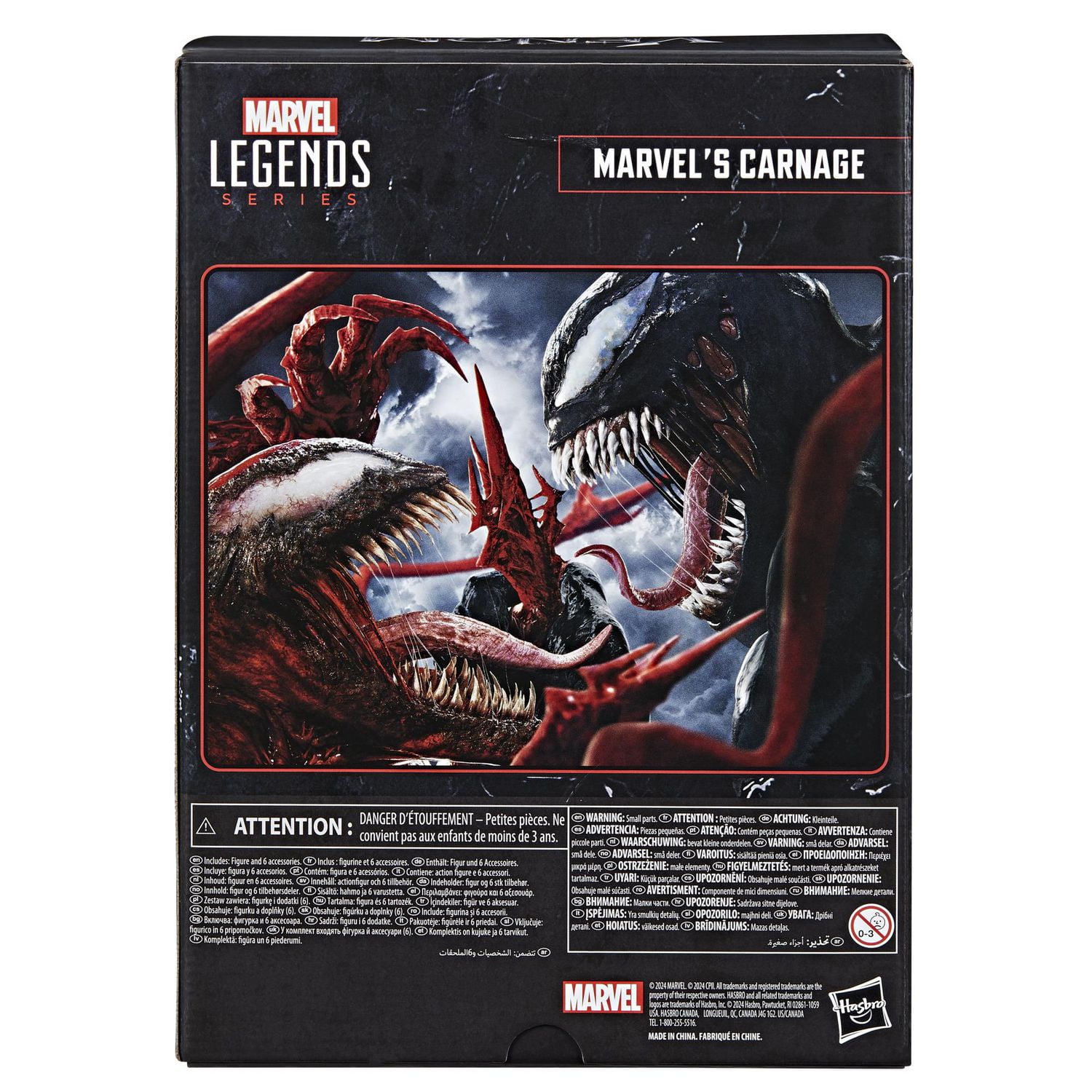 Marvel Legends Series Carnage Venom Let There Be Carnage Collectible Action Figure 6 Walmart