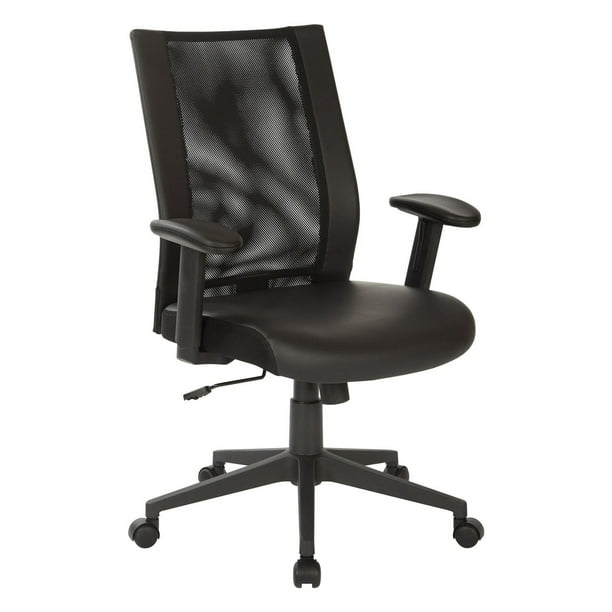 Work Smart™ Black Woven Mesh Back Task Chair - Walmart.ca