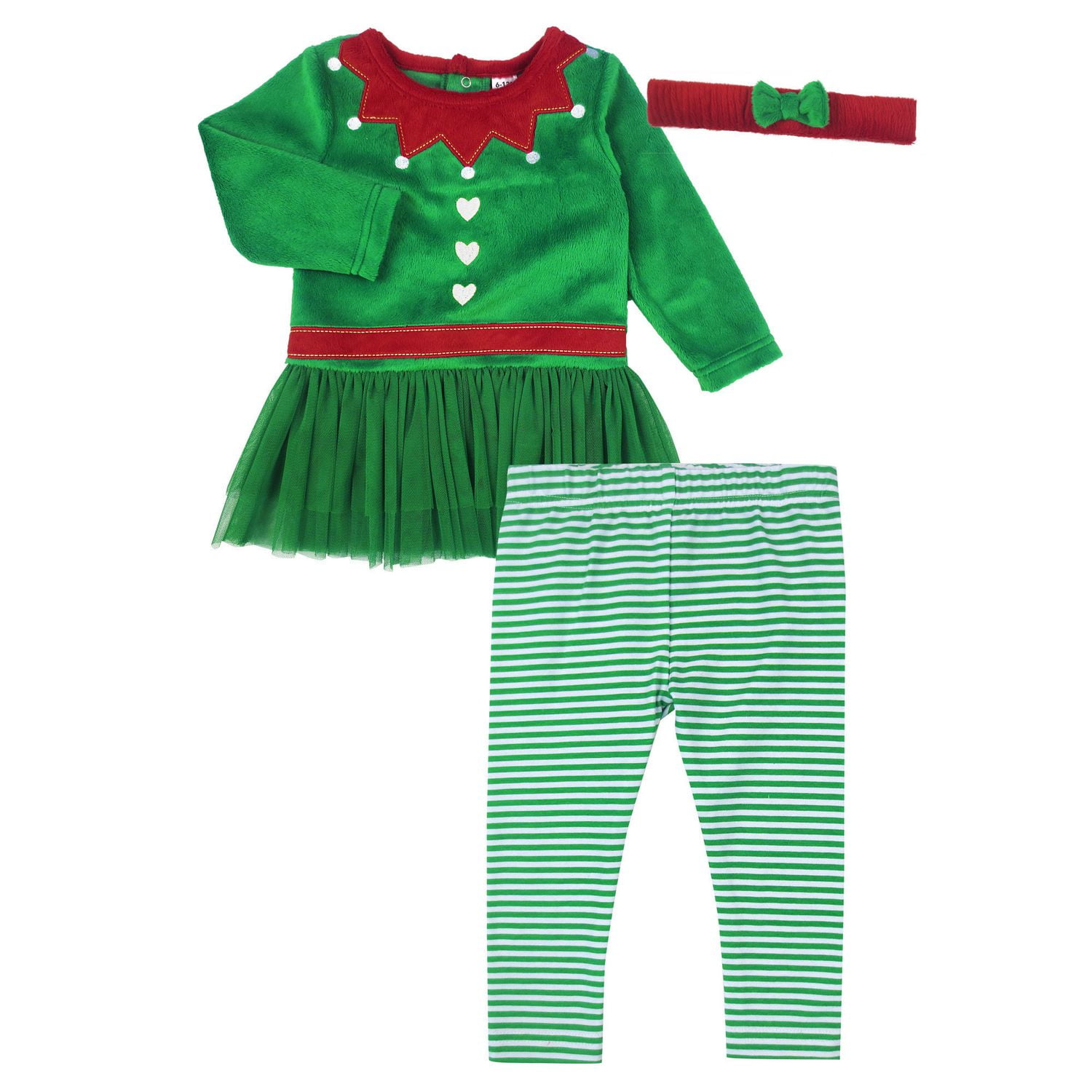 George Girls' 3-Piece Elf Set | Walmart Canada