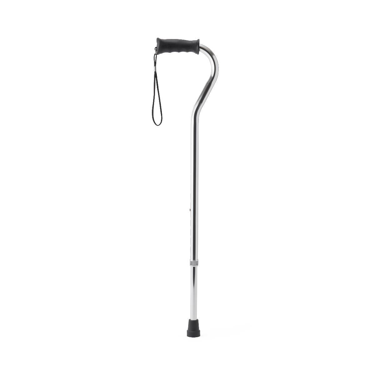 Click here for Medline Aluminum Offset Cane With Gel Grip  Chrome prices